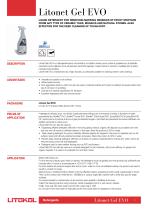 Tile paint remover - LITONET GEL EVO - LITOKOL - professional