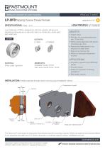 Copolymer fastening system - LP-DF8 - FASTMOUNT - for panels / interior