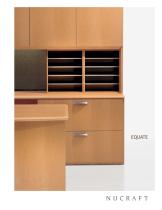 Commercial desk and storage set - EQUATE - Nucraft
