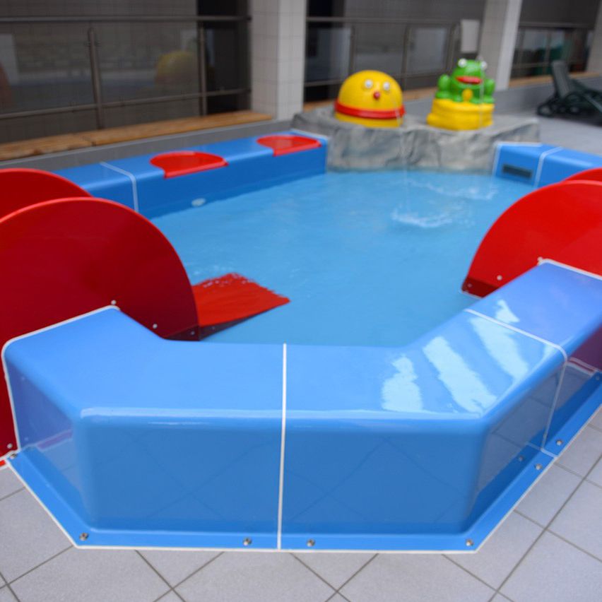Piscina interna - TODDLER - POL -GLASS - para parque aquático / elevada ...