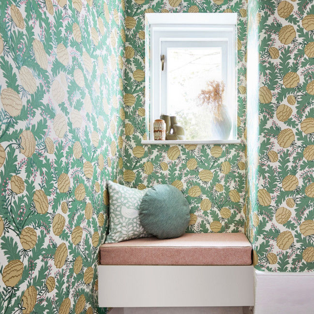 Papel de parede contemporâneo - Cecilia - Scion - floral / com natureza ...