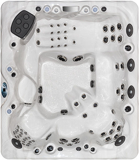 Spa acima do piso - LSX 900 - MASTER SPAS - quadrado / de 8 lugares ...