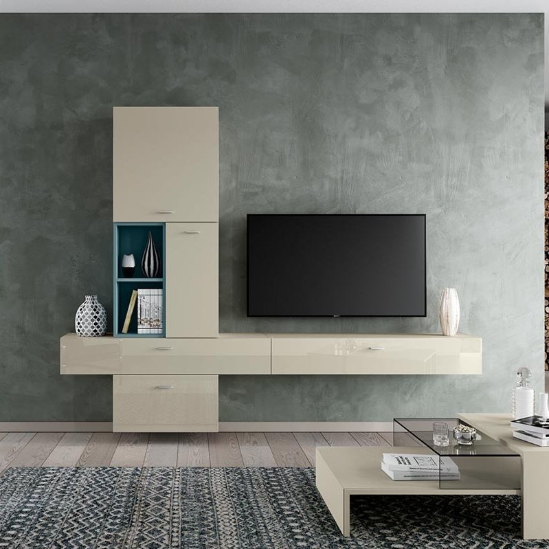 Móvel de parede de sala contemporâneo - NO. 14 - hülsta - em madeira ...
