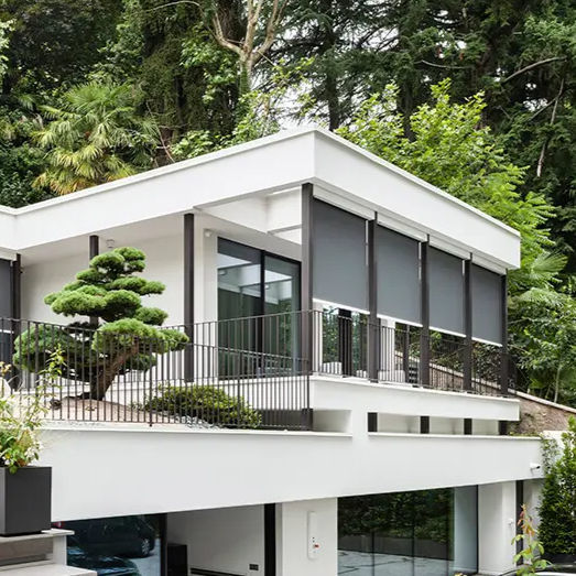 Varanda envidraçada metálica - Varese - Italy - Gibus SPA - em tecido ...