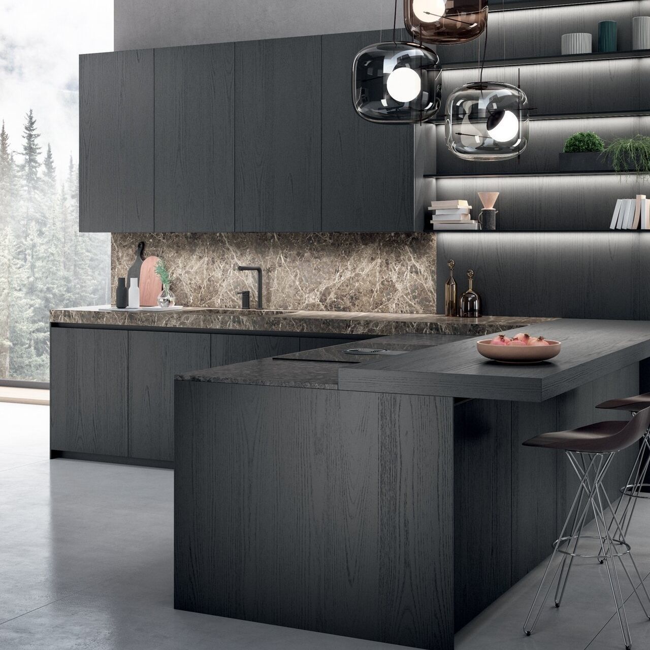 Móvel alto para cozinha - BLUNA - BINOVA S.p.A.