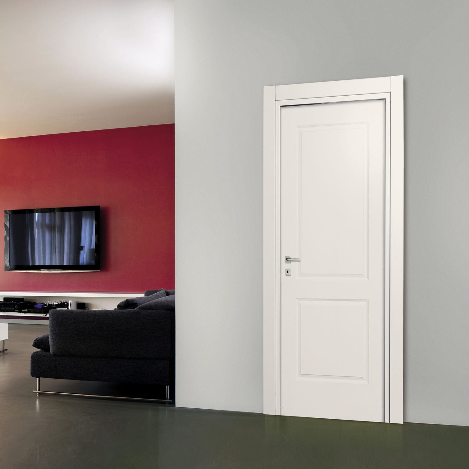 Porta interna - AMERICA - Dierre - em madeira / de abrir / sem vidros