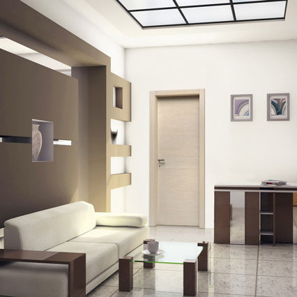 Porta interna - INSERT FEEL - Dierre - em madeira / em alumínio / de abrir