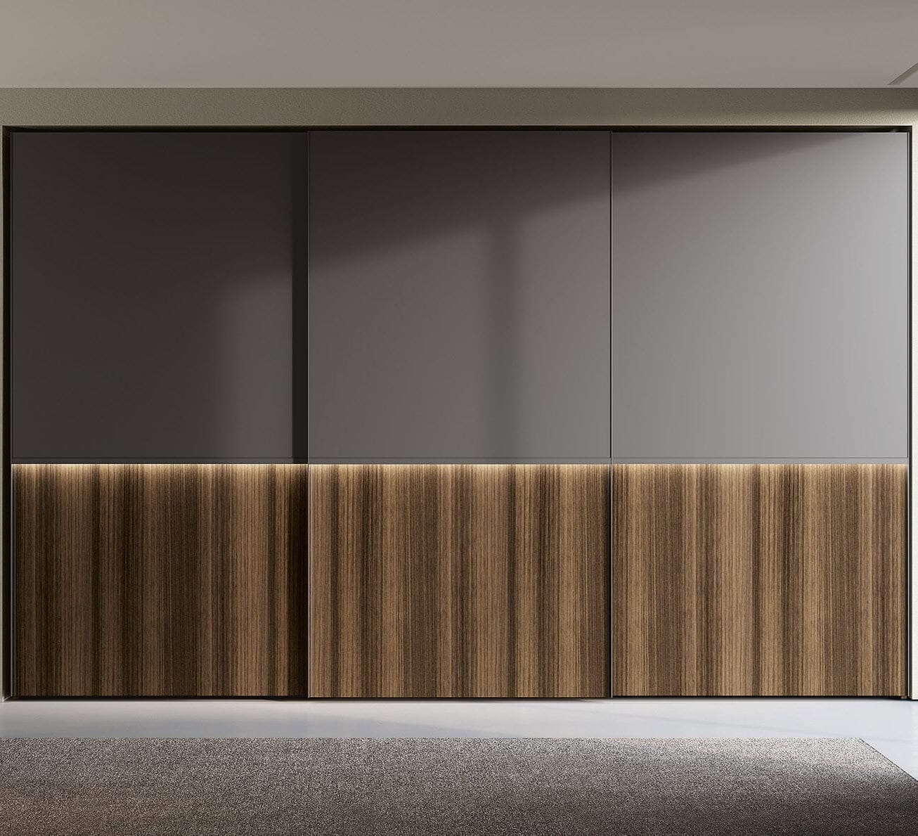 Guarda-roupa de parede - HALLEY - Febal Casa - contemporâneo / em ...