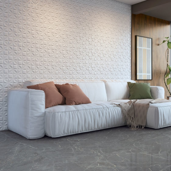 Placas de revestimento em cerâmica - CHANEL BLANC - Angelgres ...