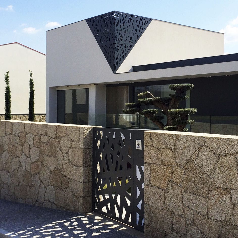 Portão de jardim metálico - BPLAN