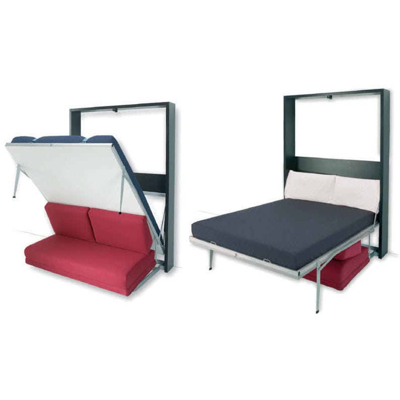 Cama retrátil - HOUDINI - smqrt beds - de casal / contemporânea / com sofá