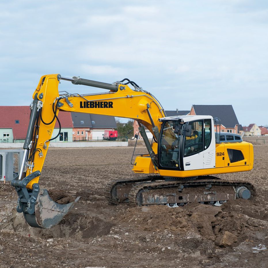 Escavadeira de esteiras - R 924 COMPACT TUNNEL LITRONIC - Liebherr ...
