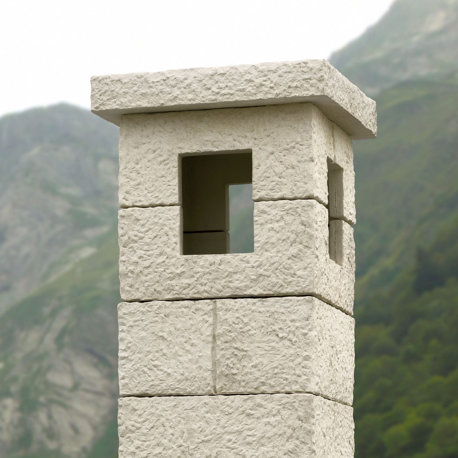 Chapéu de chaminé em tijolo - POBLET - SAS PREFABRICADOS DE HORMIGON SA