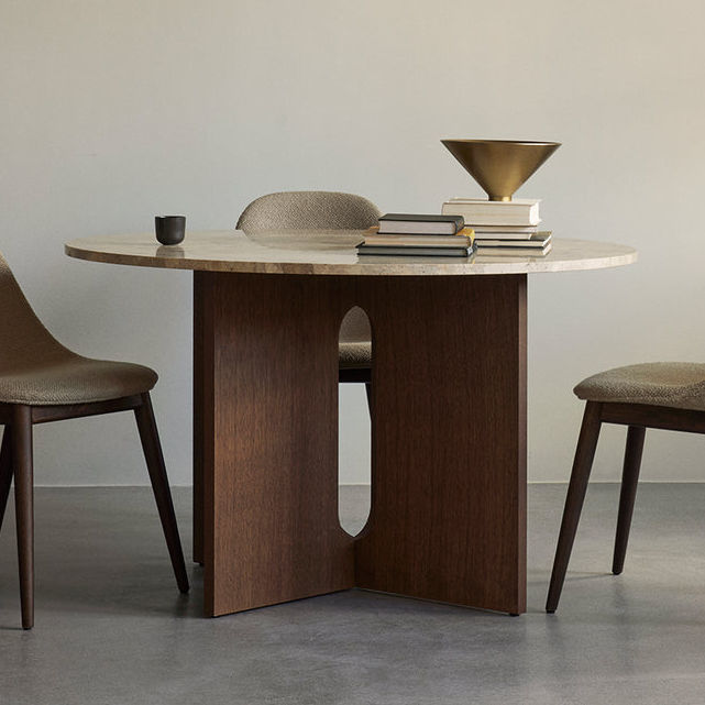 Mesa de jantar contemporânea - ANDROGYNE - AUDO - em carvalho / em MDF ...