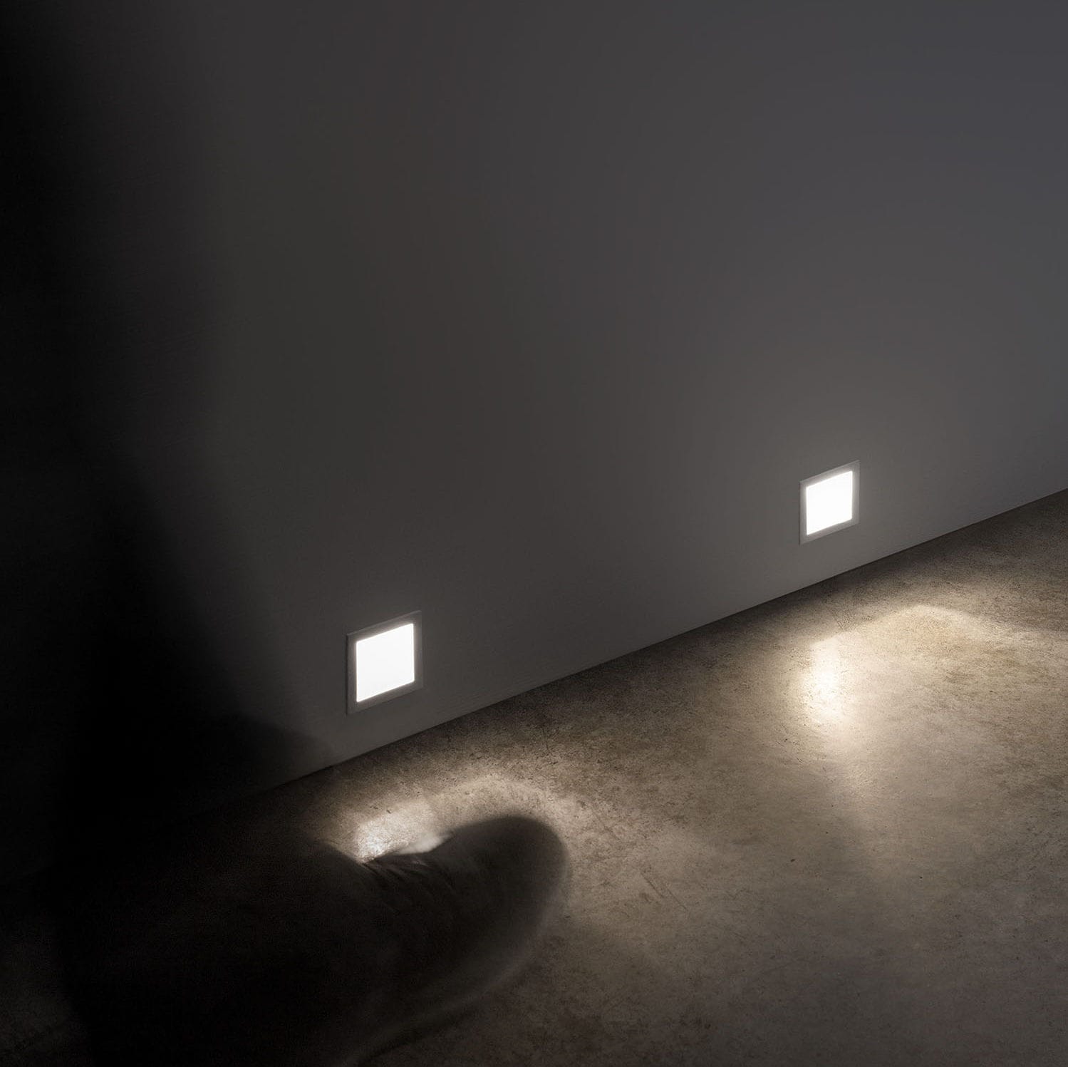 Luminária de embutir na parede - MARKER - OLEV S.r.l. - de LED / quadrada