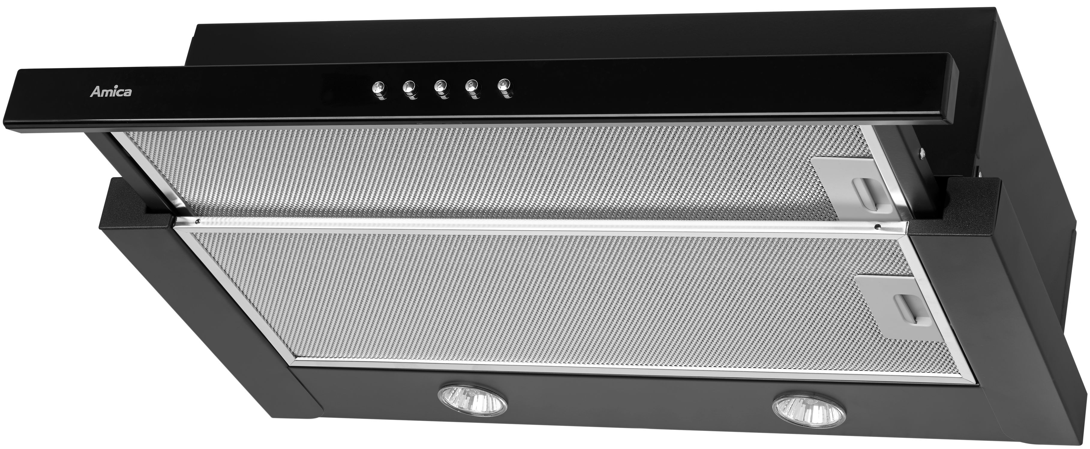 Coifa de parede - OTC612B - Amica - retrátil / preta