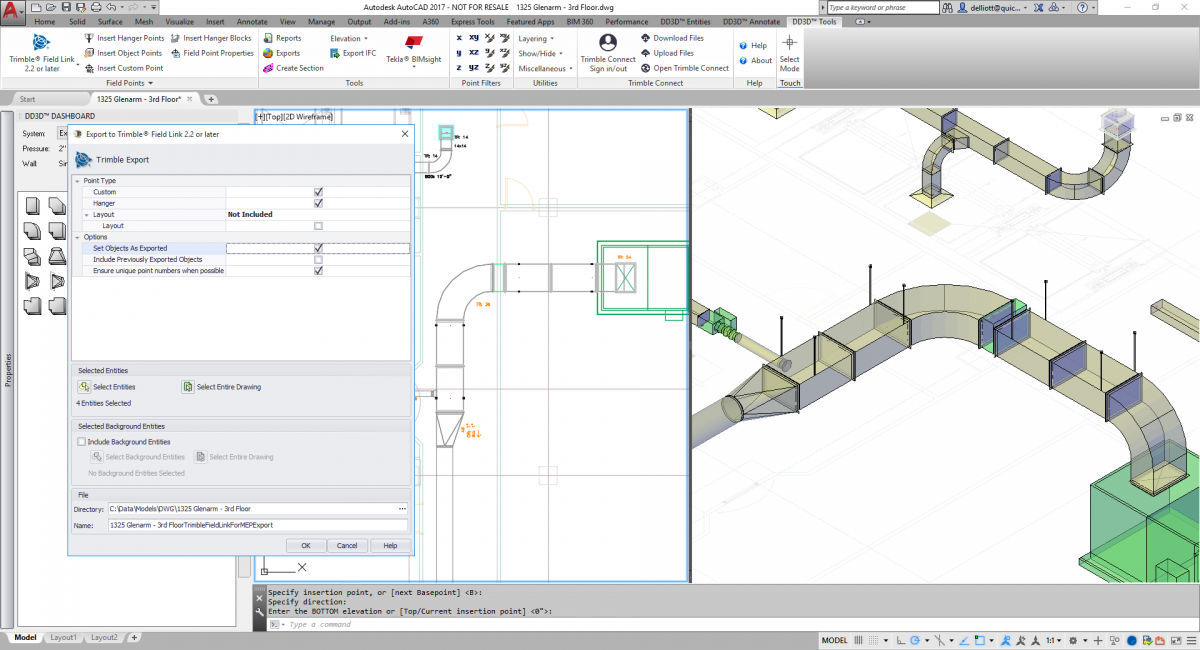 Software CAD - DUCTDESIGNER - TRIMBLE MEP FRANCE - de desenho / de ...