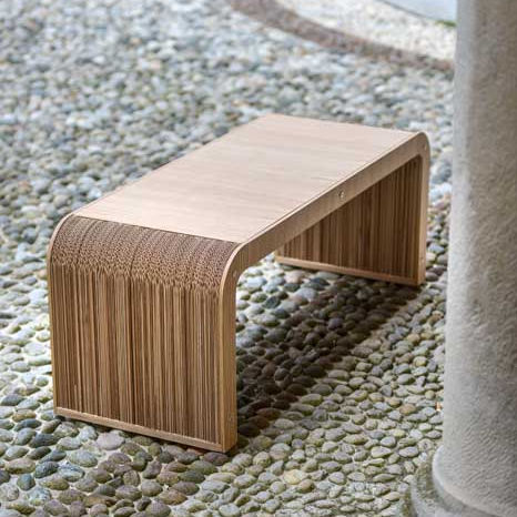 Banco de design original - MORE - Lessmore - em madeira / em cartão ...