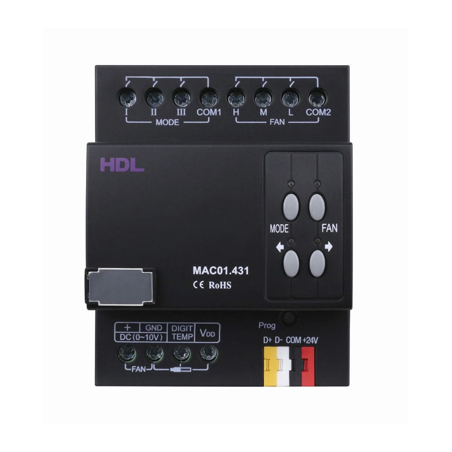 Módulo de controle para ar condicionado - HDL-MAC01.431 - HDL Automation Co., Ltd - em trilho ...
