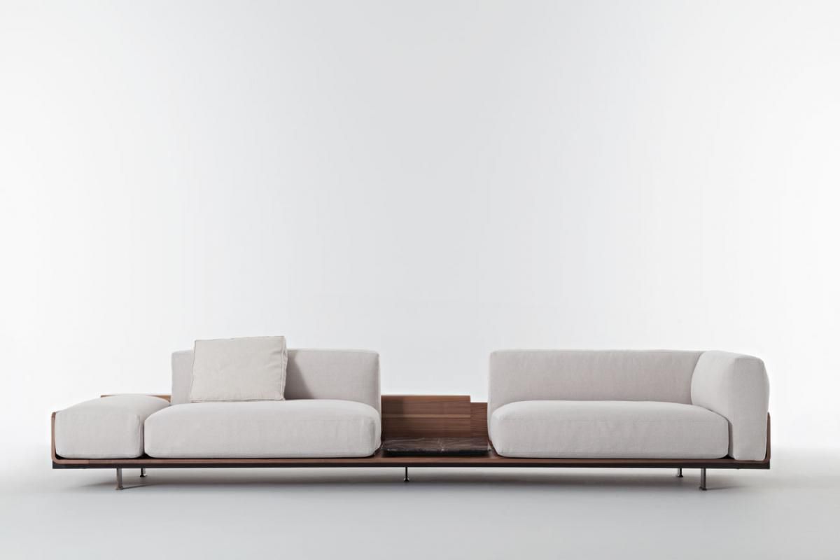 Sofá modular - POSITANO - Casa Int - contemporâneo / em tecido / em couro
