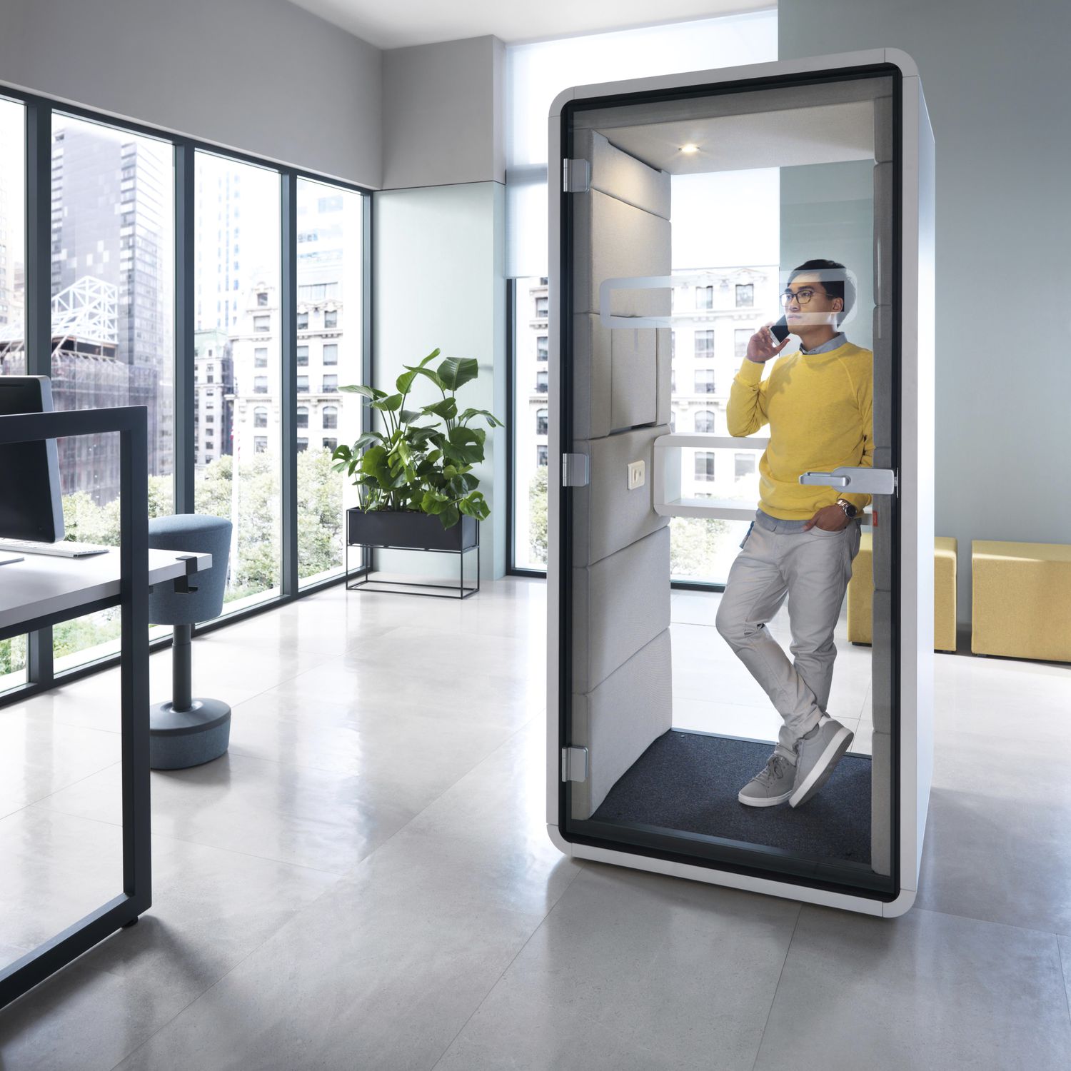 Cabine telefônica para escritório - HUSHPHONE - Mikomax Smart Office ...