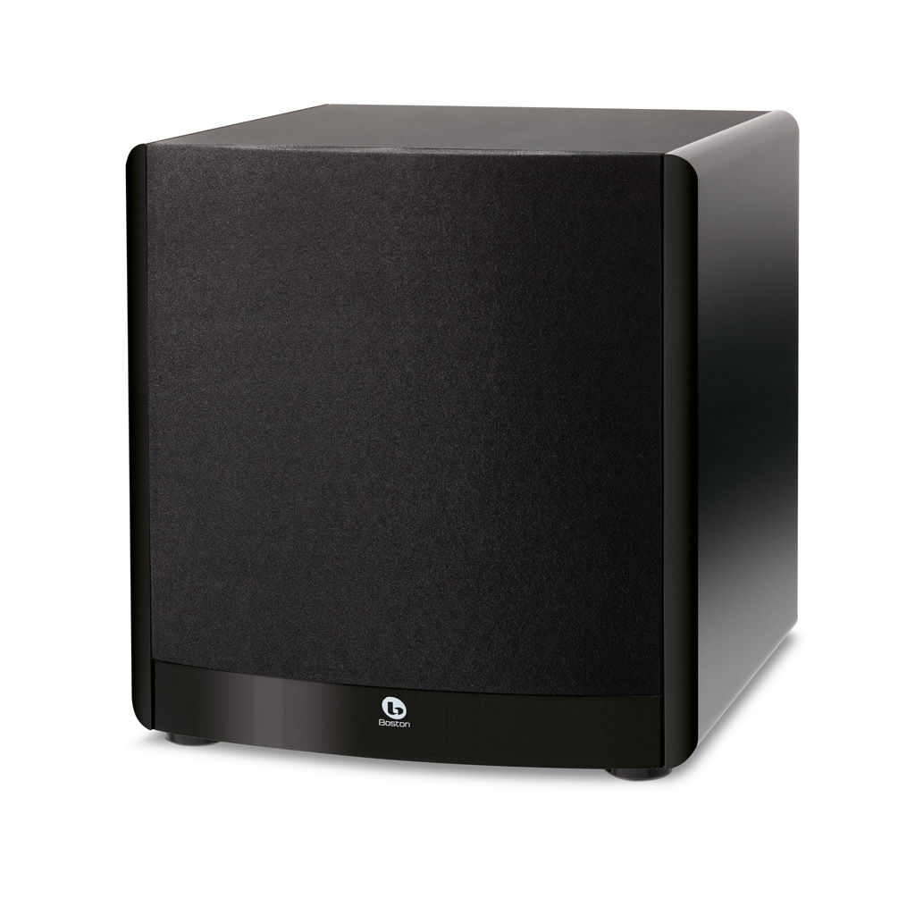 Subwoofer residencial - ASW 650 - Boston Acoustics - retangular / preto