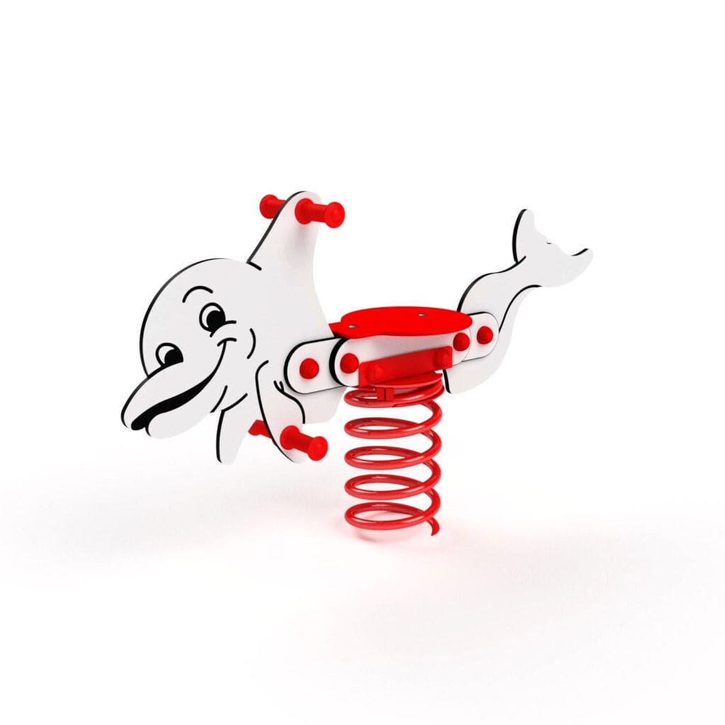 Gangorra de mola em PEAD - 3410A DOLPHIN - Astrus Playgrounds - animal ...