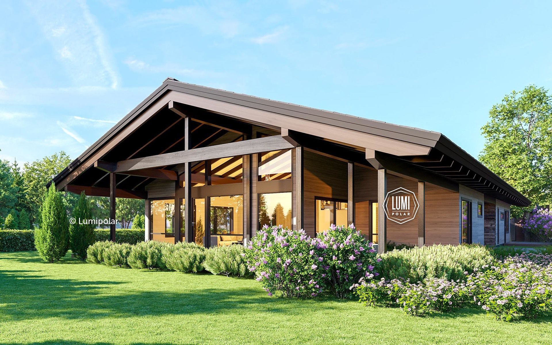 Casa pré-fabricada - JENNIFER 253 - Lumi Polar - contemporânea / com ...