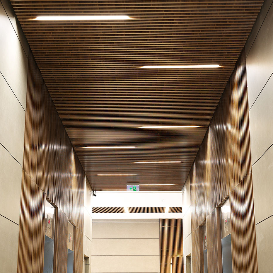 Baffle acústico laminado - LINEAR SYSTEM - Integra - Interior Systems ...