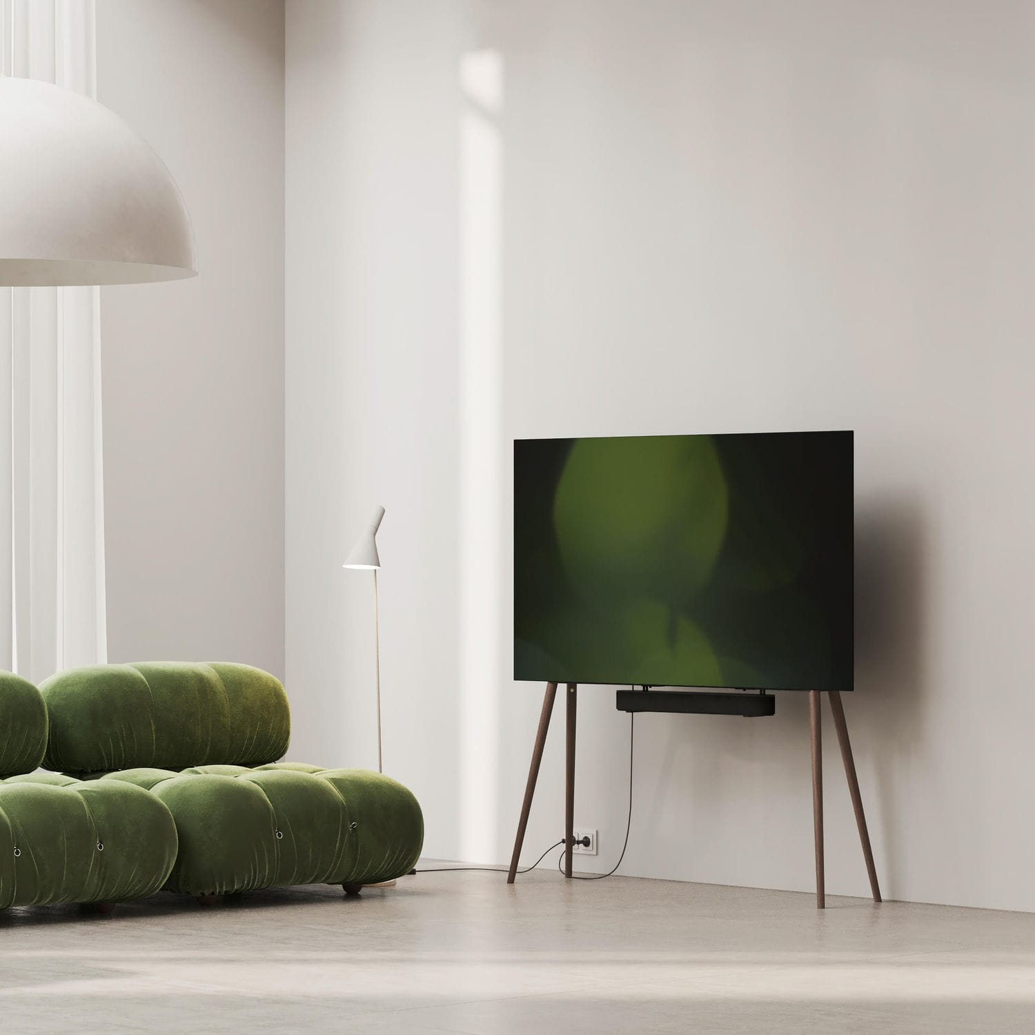 Suporte de piso para TV contemporâneo - XL - Esthete LLC - feito à mão ...