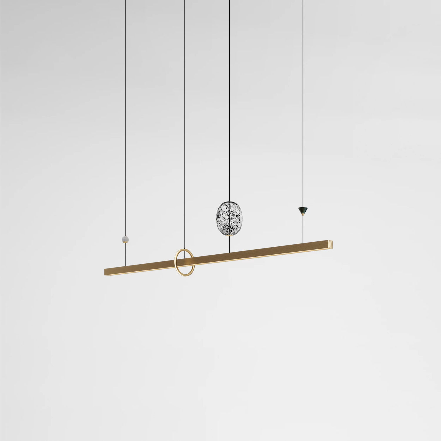 Pendente - Milky Way Infinity Elements 240 - Giopato & Coombes - em alumínio / em latão / em ...