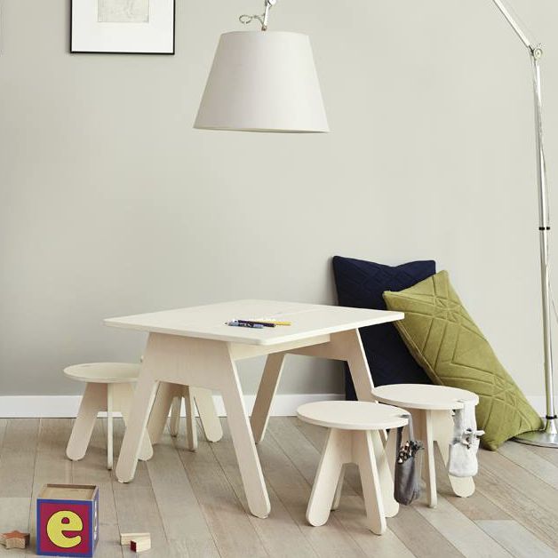 Mesa contemporânea - PEEKABOO - KUTIKAI - em bétula / em compensado ...