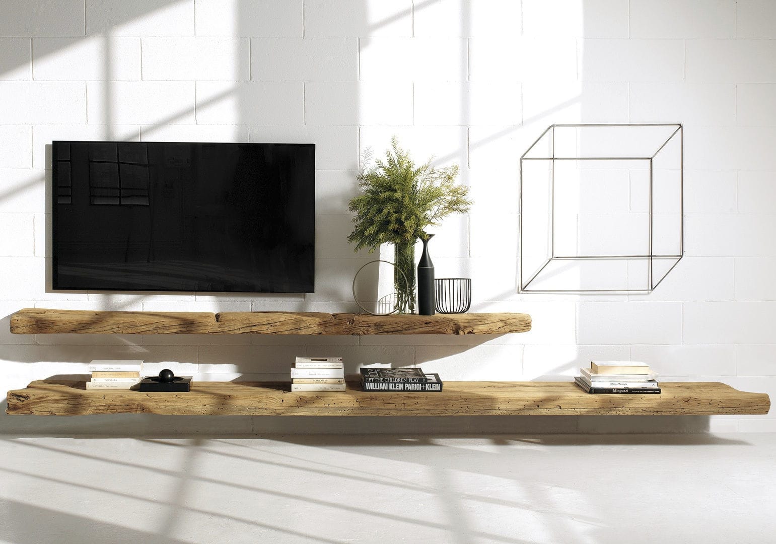 Móvel de parede contemporâneo para TV - Line - Nature Design - em ...