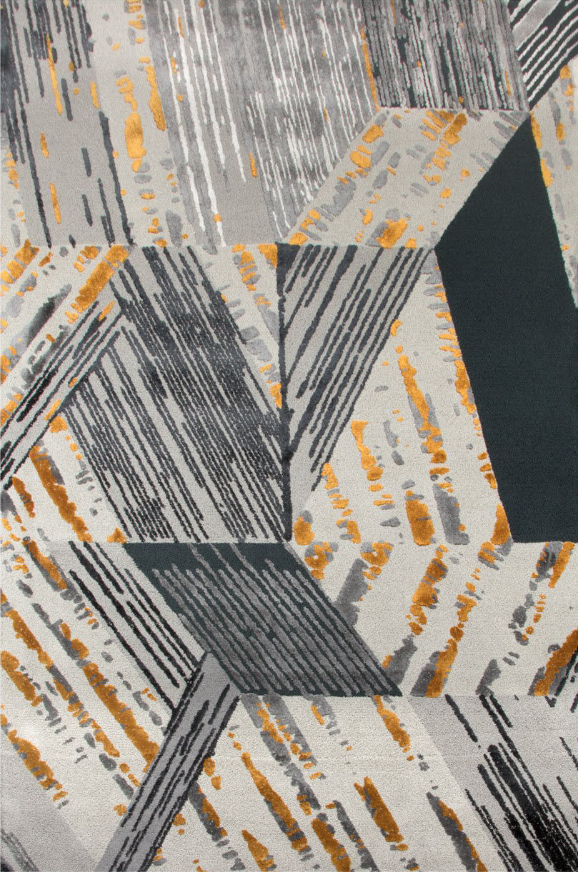 Tapete contemporâneo - XISTO - Rug's Society - estampado / em lã / em seda