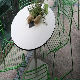 Tampo de mesa em HPL - OUTDOOR FLAT EDGE - Brikley - resistente ao ...