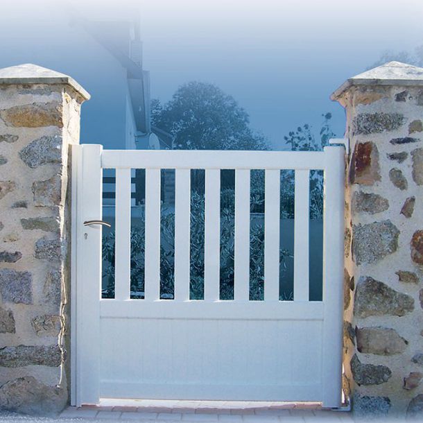 Portão de jardim em alumínio termolacado - TRAMONTANE - KSM PRODUCTION