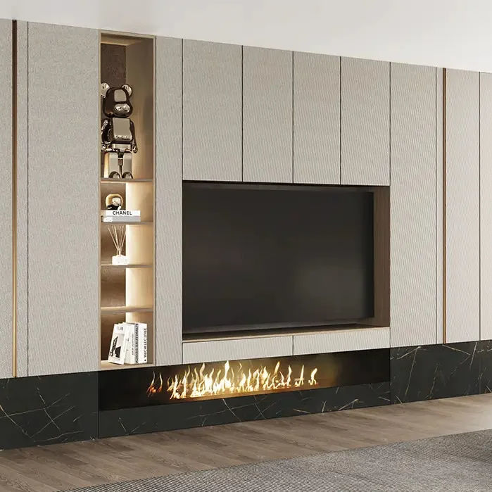 Móvel de parede de sala contemporâneo - NEXT - Oppein - em madeira ...