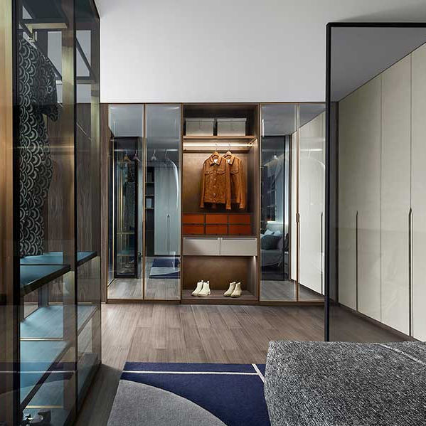 Guarda-roupa de canto - YG20-L04 - Oppein - de parede / contemporâneo ...