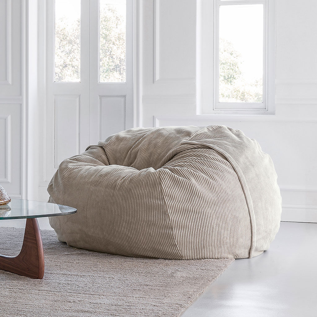 Puff pera contemporâneo - LARGE - https://www.vetsak.com - em tecido ...