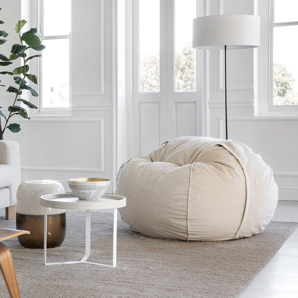 Puff pera contemporâneo - MEDIUM - https://www.vetsak.com - em tecido ...