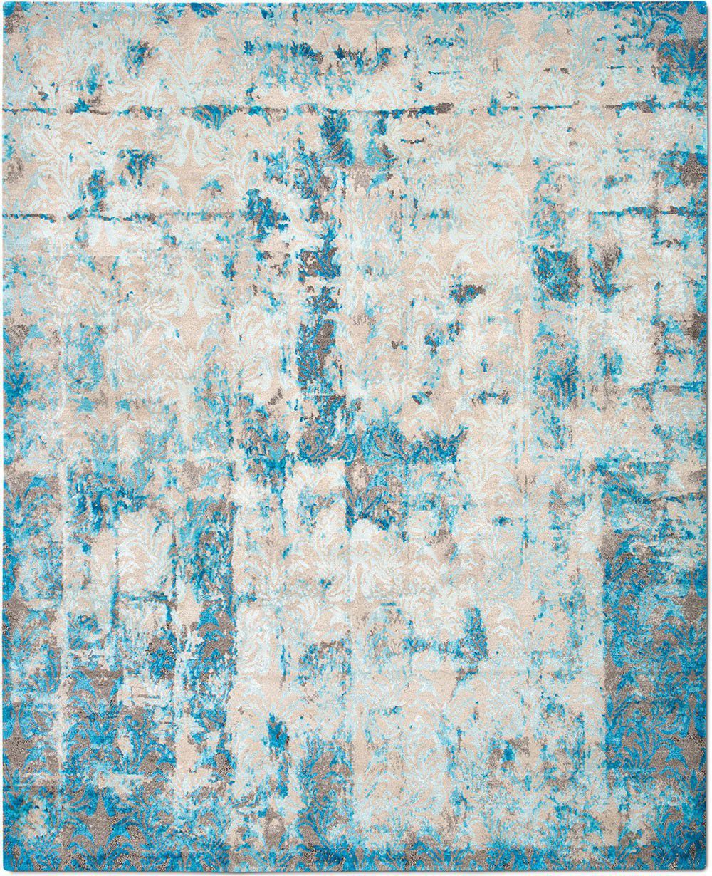 Tapete contemporâneo - COVER - Knots rugs - estampado / em seda / em lã ...