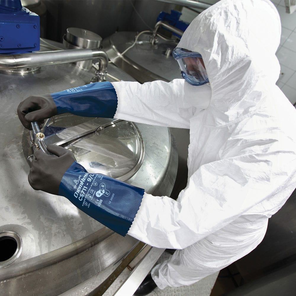 Luvas de manipulação - CS711 - Showa - de laboratório / resistente a ...
