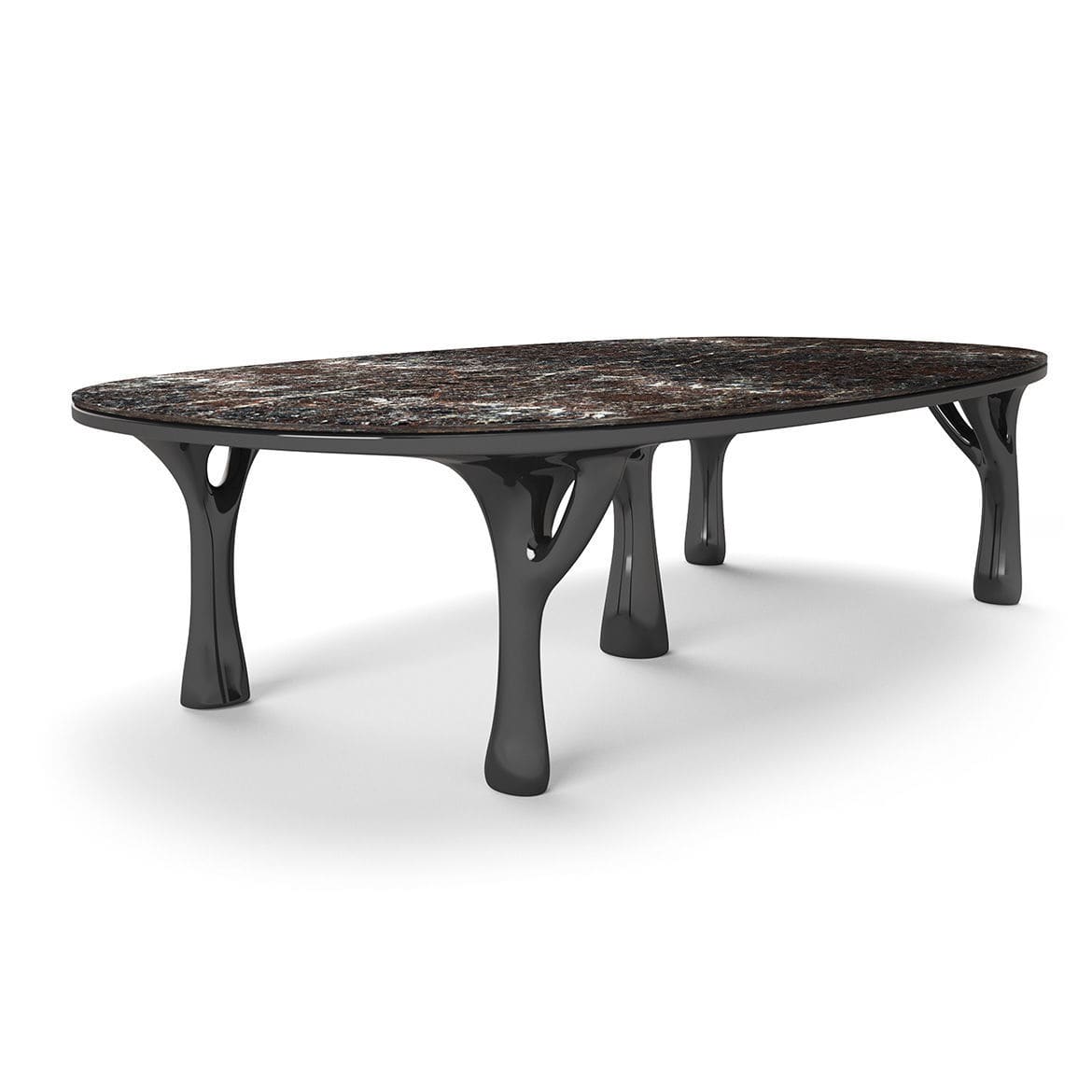 Mesa de design orgânico - BLACK BAOBA - Thomas Mucha - em madeira / em ...