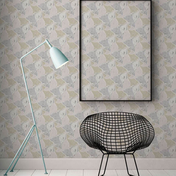 Papel de parede de design original - FISH - SIRPI - em tecido não ...