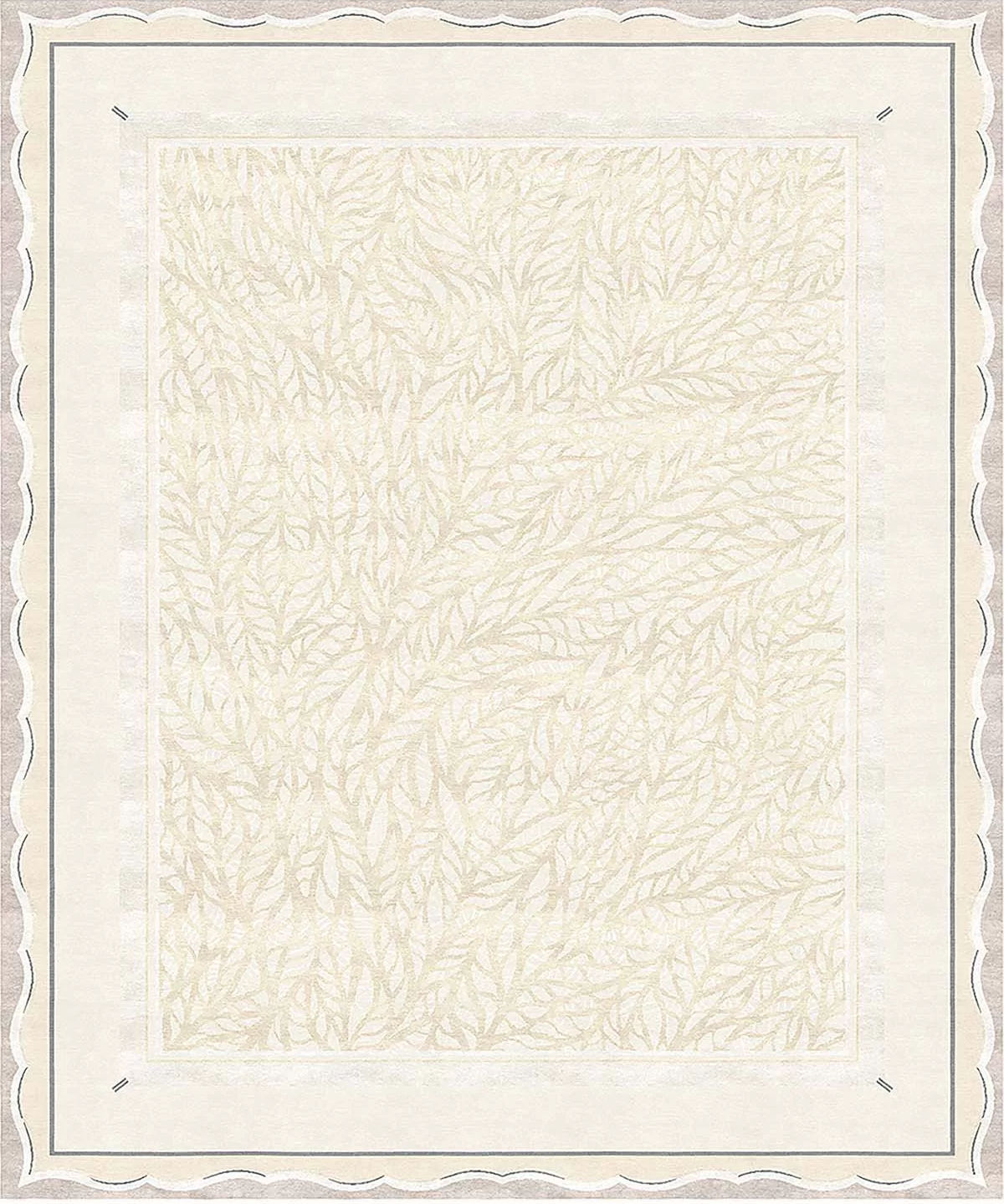 Tapete contemporâneo - Claudine - Tapis Rouge - estampado / em lã / em seda
