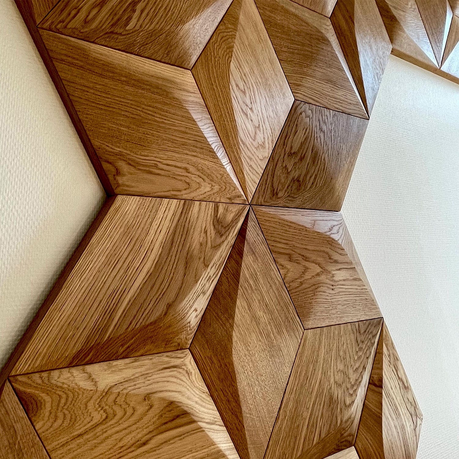 Painel decorativo de parede - CARO MINUS - FORM AT WOOD - para ambiente ...