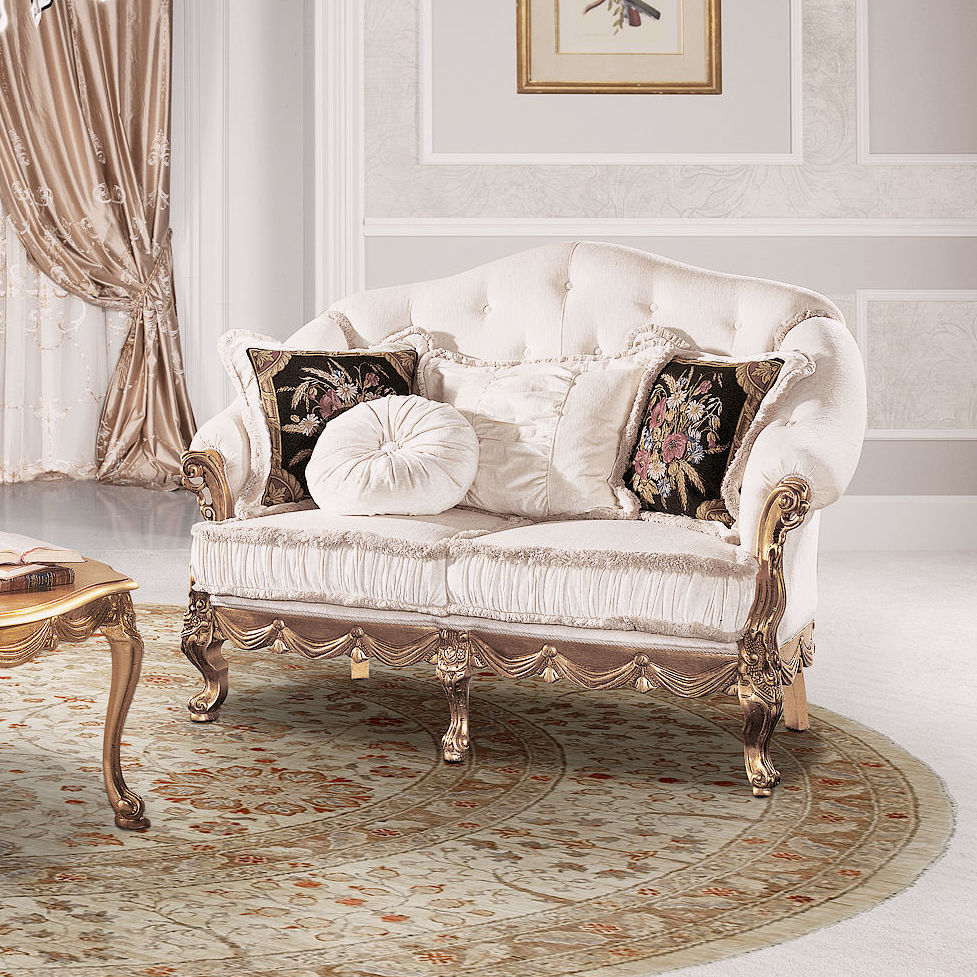 Sofá clássico - Casanova - DI MARCO INTERIOR SOFA - em veludo / com ...