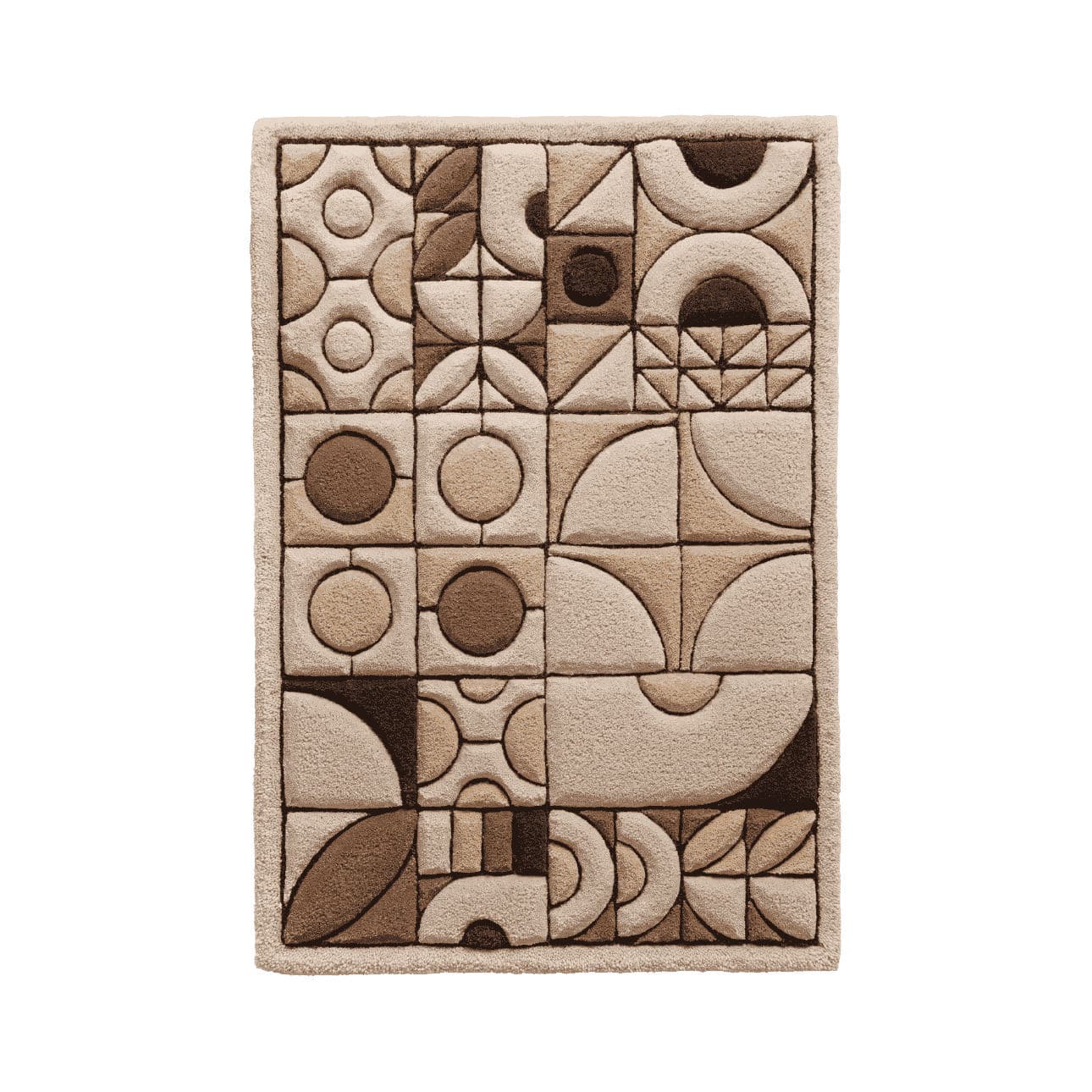 Tapeçaria contemporânea - BAS RELIEF - Alp Carpets - estampada / de lã ...