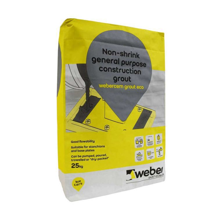Argamassa de vedação - WEBERCEM GROUT ECO - Weber - antirretração ...