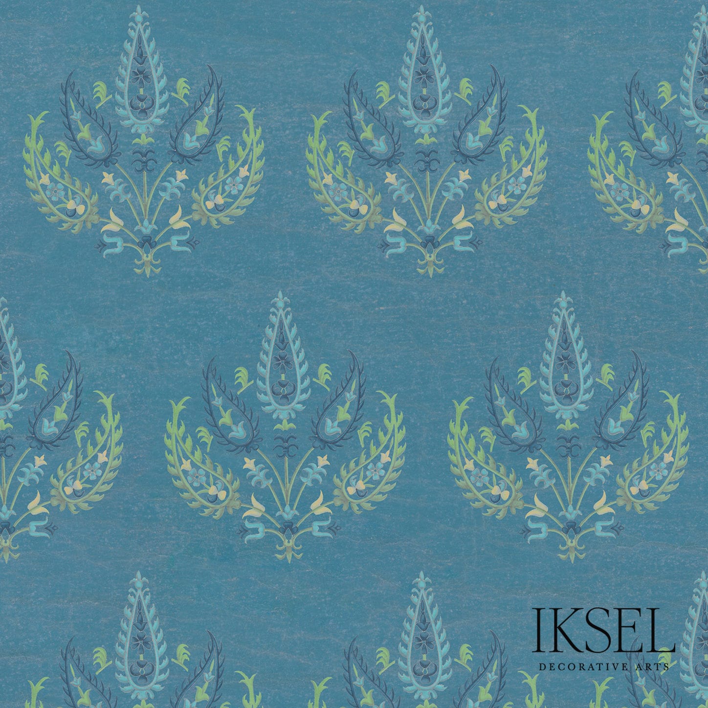 Papel de parede contemporâneo - RW204 Embroidered Flowers - Iksel ...